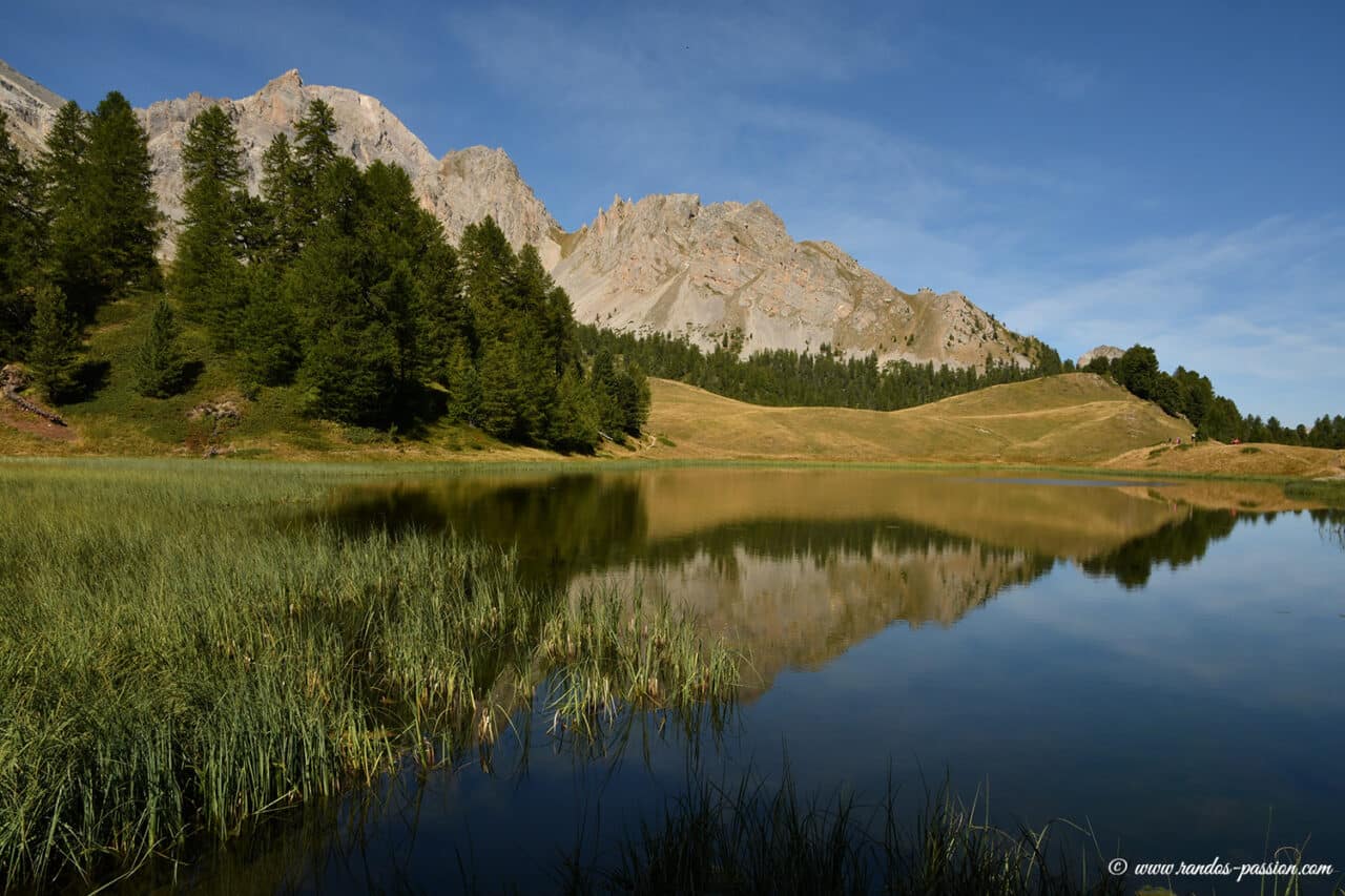 Le lac Miroir et le lac Sainte-Anne depuis Ceillac - Randos passion