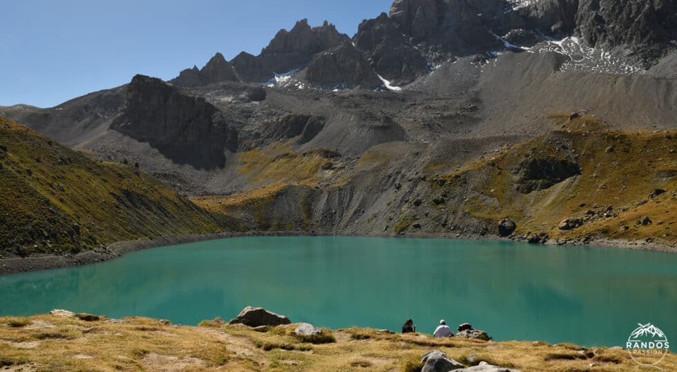 Le lac Miroir et le lac Sainte-Anne depuis Ceillac - Randos passion