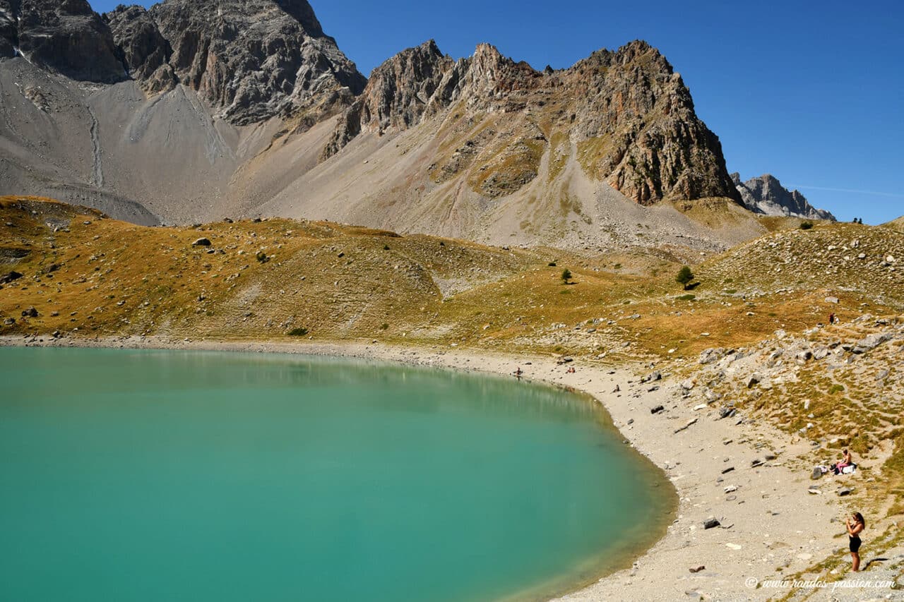 Le lac Miroir et le lac Sainte-Anne depuis Ceillac - Randos passion